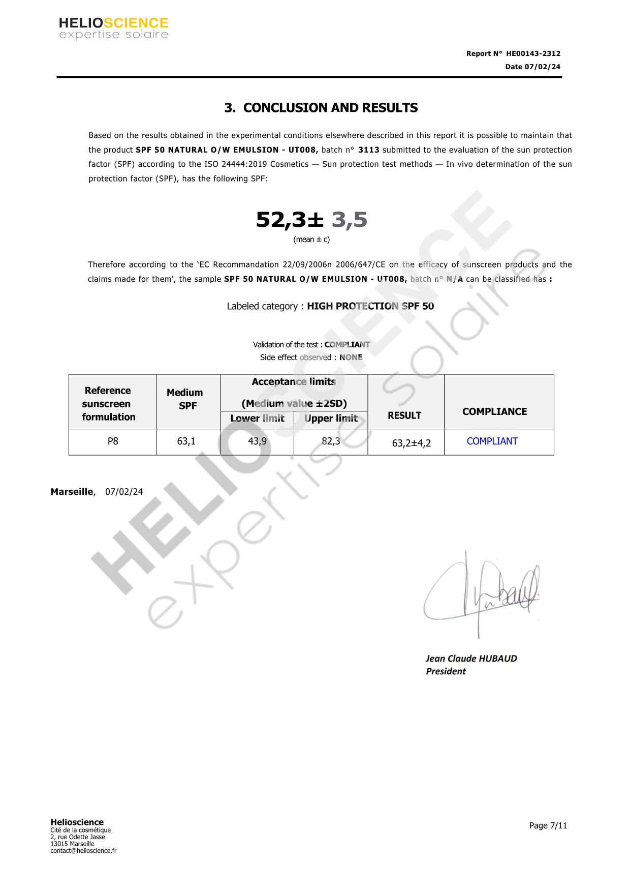 Stellungnahme Stiftung Warentest Testurteil i+m Sonnencreme Gesicht 50